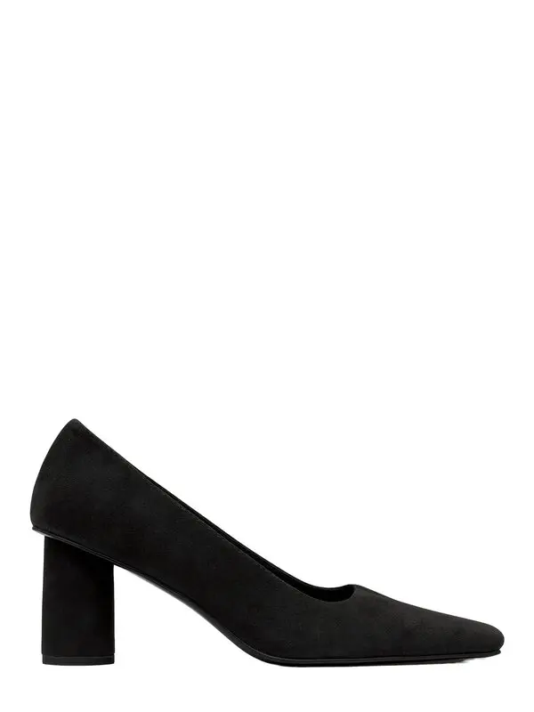 ST AGNI Suede Cylinder Pump - Black
