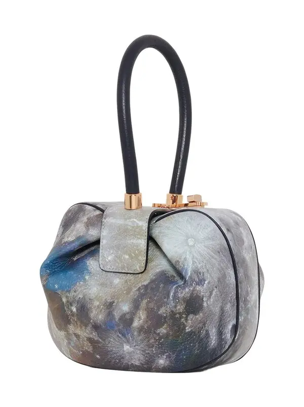 Gabriela Hearst Demi Moon Bag - Dark Navy