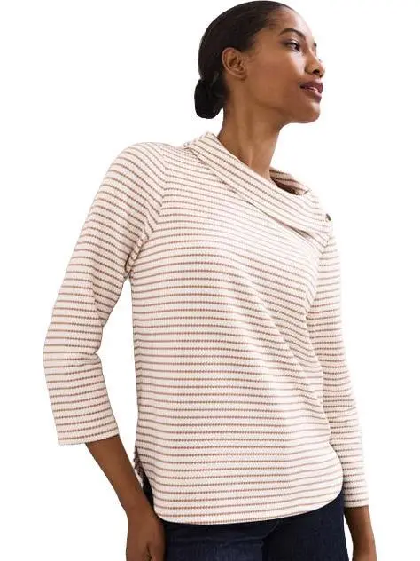 PHASE EIGHT Remy Textured Top - Camel