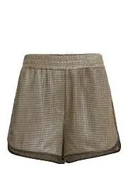 Brunello Cucinelli Leather Shorts - Khaki