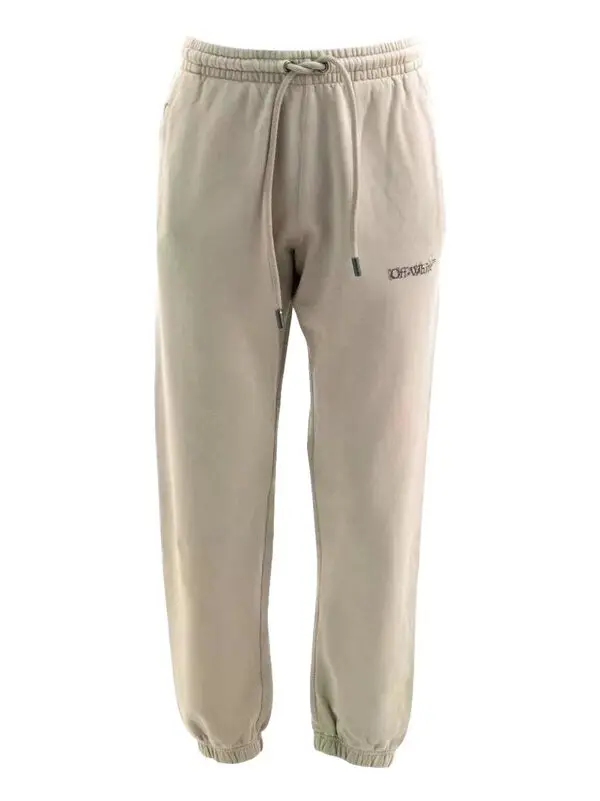 Off-White Drawstring Sweatpants - Neutrals