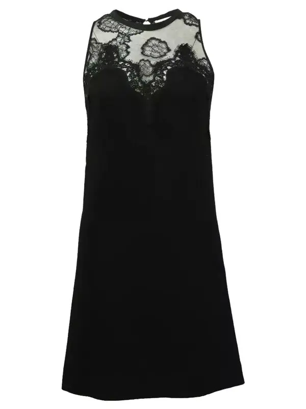 Sandro Lace Midi Dress - Black
