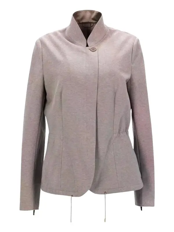 Brunello Cucinelli Drawstring-hem Jacket - Neutrals