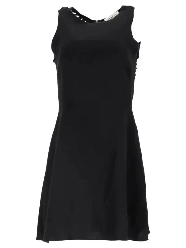 Sandro Cut-out Back Mini Dress - Black
