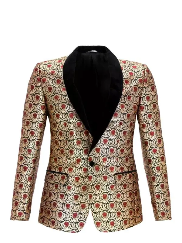 Dolce & Gabbana Long-sleeves Blazer - Gold
