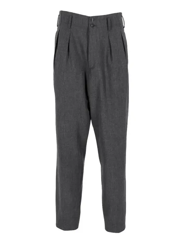 Giorgio Armani Pleated Trousers - Grey