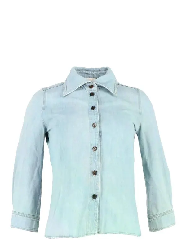 Chloé Button-down Denim Shirt - Blue