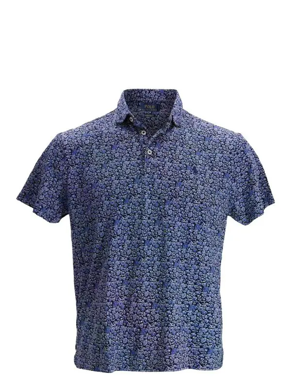 Polo Ralph Lauren Floral-print Polo Shirt - Blue