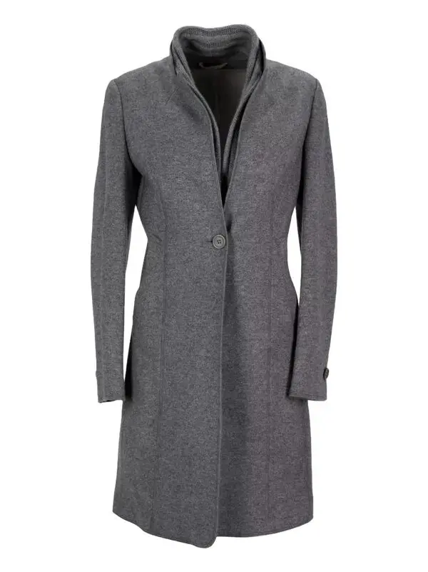 Brunello Cucinelli Single-breasted Coat - Grey