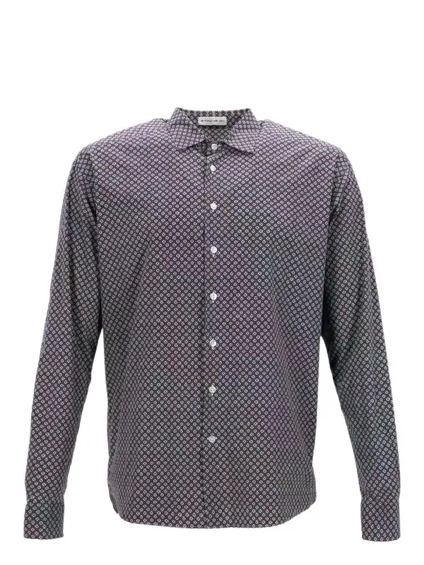 Etro Printed Cotton Shirt - Black