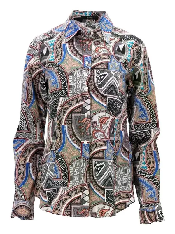 Etro Long-sleeve Shirt - Blue