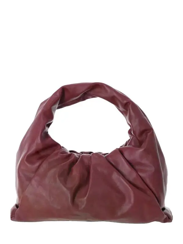 Bottega Veneta Leather Shoulder Bag - Red