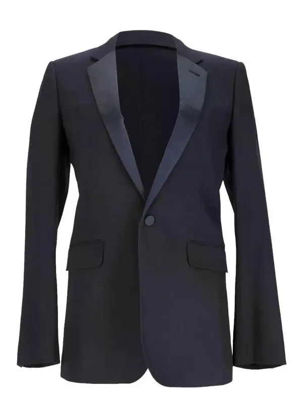 Saint Laurent Single-breasted Blazer - Blue