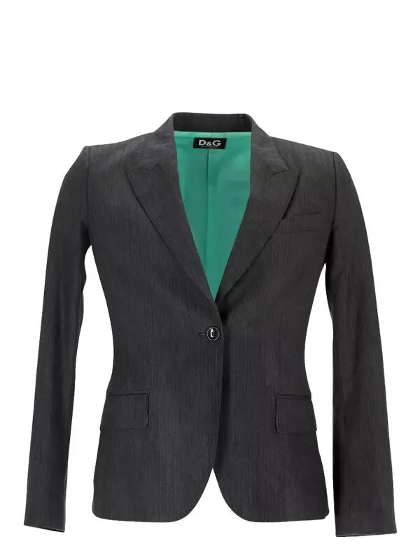Dolce & Gabbana Single-breasted Blazer - Black