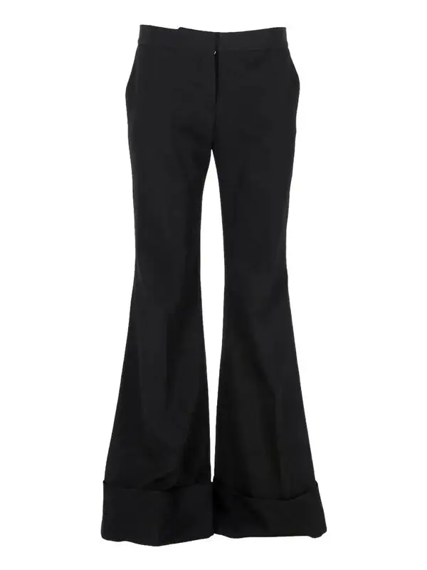Stella McCartney Boot-cut Wool Trousers - Black
