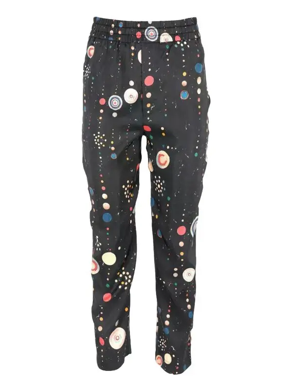 ISABEL MARANT VINTAGE Polka-dot Trousers - Black