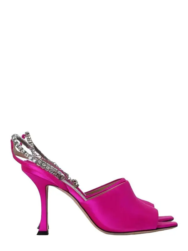JIMMY CHOO Saeda Crystal-embellished Sandals - Pink
