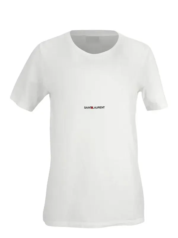 Saint Laurent Logo-print T-shirt - White
