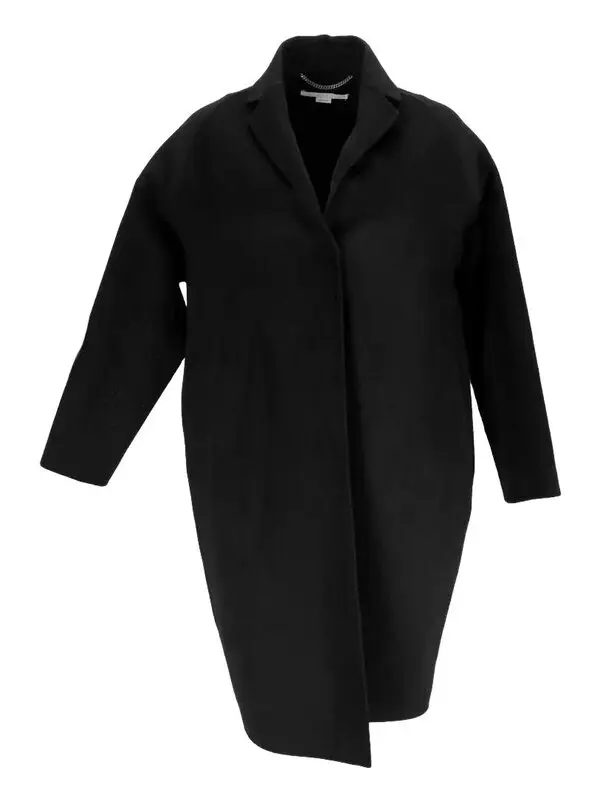 Stella McCartney Asymmetric Coat - Black