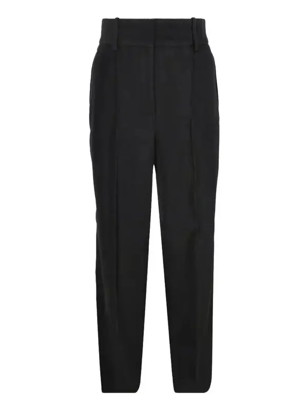 Givenchy High-rise Straight-leg Trousers - Black