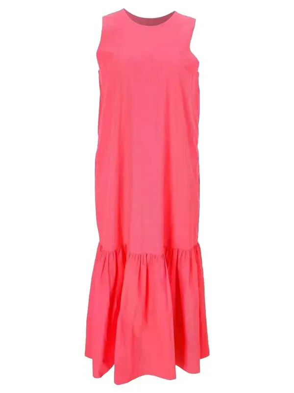 THE FRANKIE SHOP Loulou Flouncy Sleeveless Dress - Pink