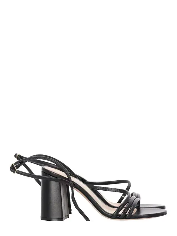GIANVITO ROSSI Block-heel Sandals - Black