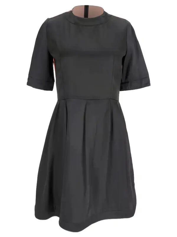 Marni A-line Color-block Mini Dress - Black