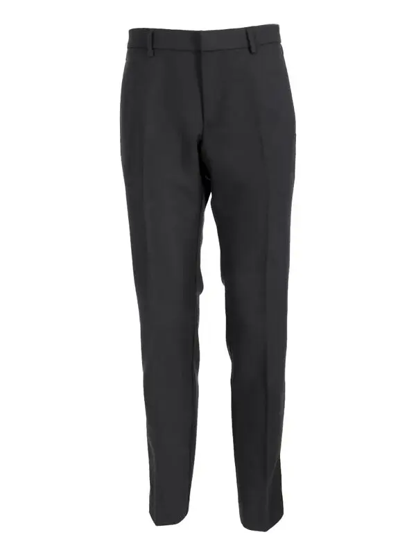 Gucci Glitter-trim Slim-fit Trousers - Black