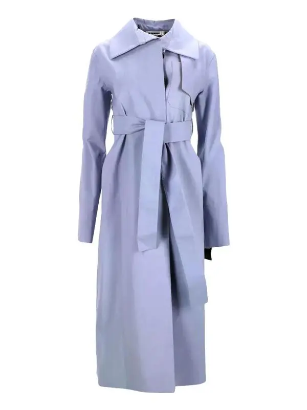 JIL SANDER Belted Trench Coat - Purple