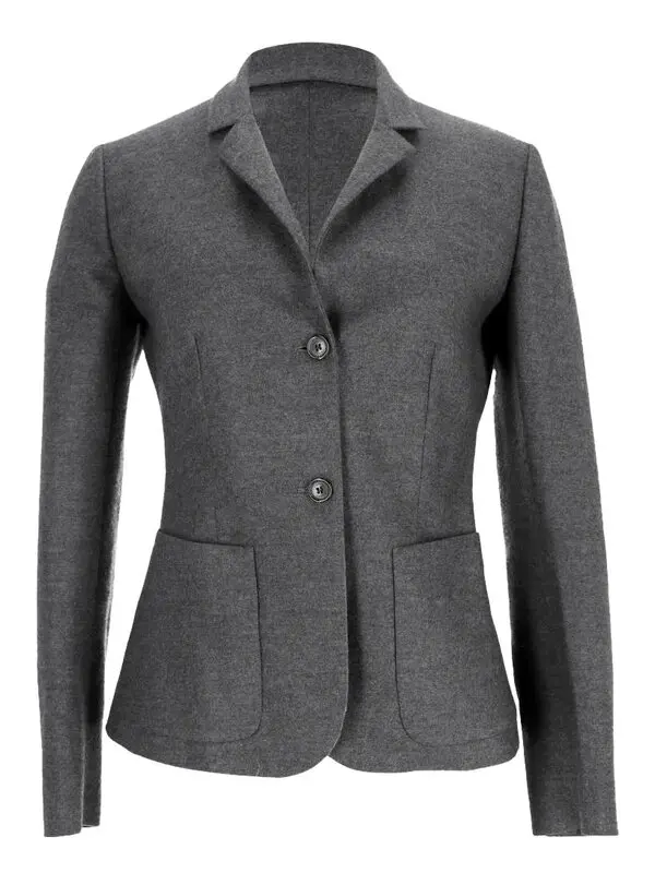 Prada Single-breasted Patch Pockets Blazer - Grey