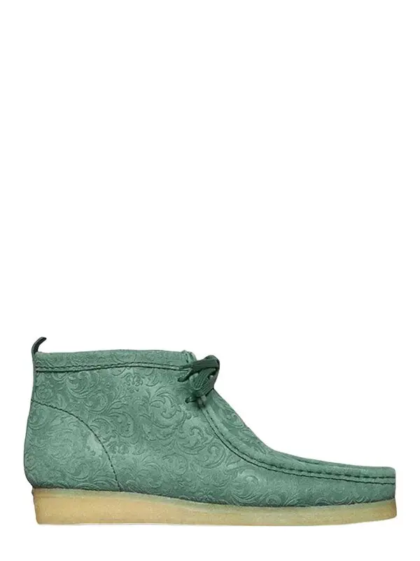 Clarks Wallabee Boot Oxford Flowers - Green