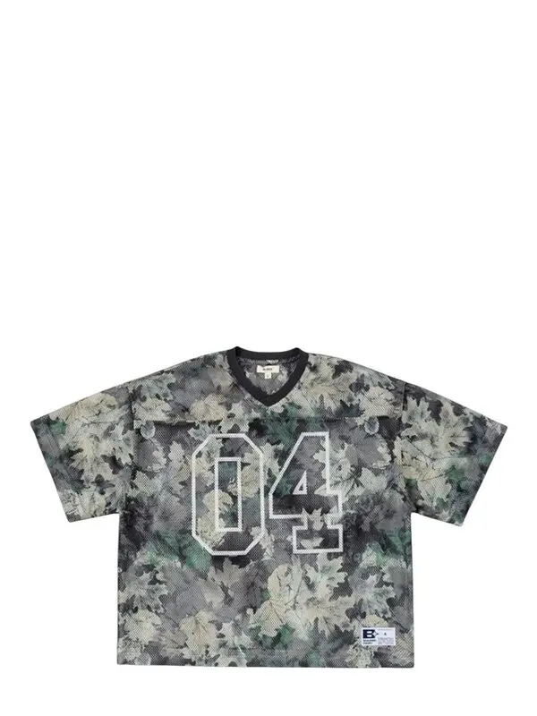 BLDG4 Hyper Short Sleeve Knit Leaf Tee Shirt - Camo