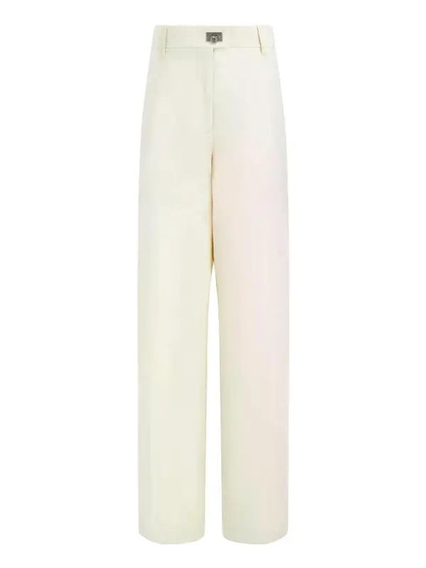 FERRAGAMO Belt-loops Tailored Trousers - Neutrals
