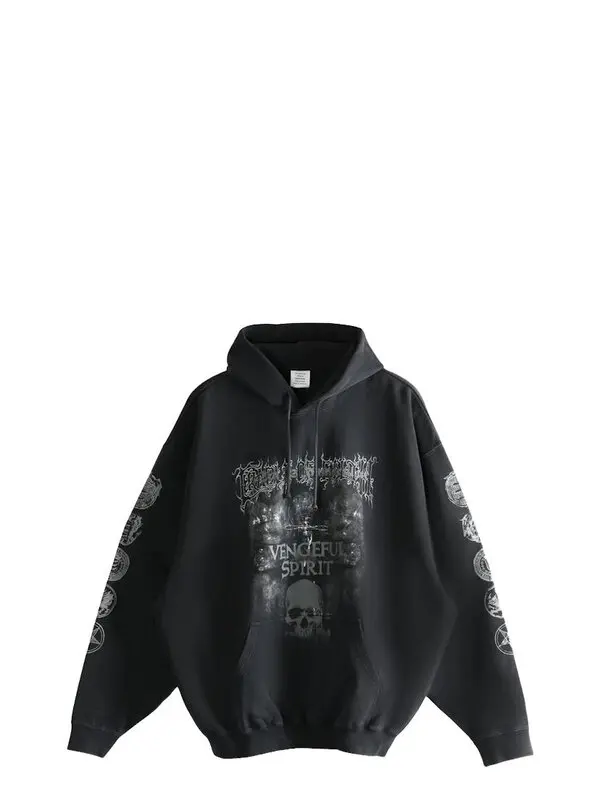 Vetements Cof Vengeful Spirit Oversized Hoodie - Magnet
