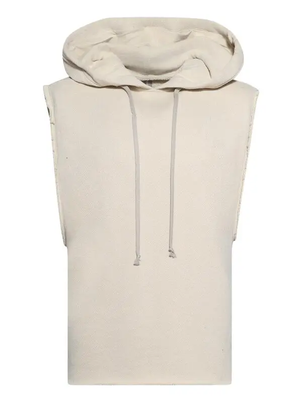 Rick Owens Sleeveless Hoodie - Sand