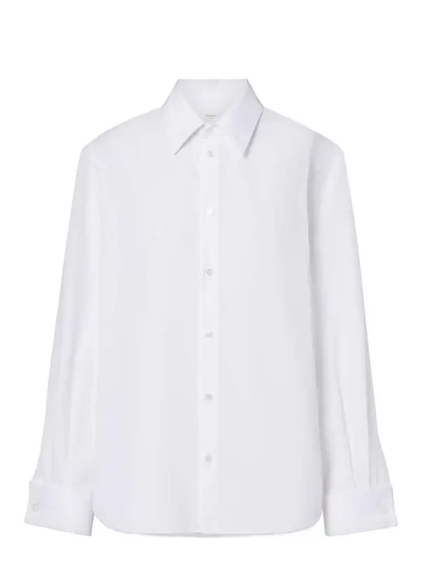 Saint Laurent Cotton Poplin Shirt - White