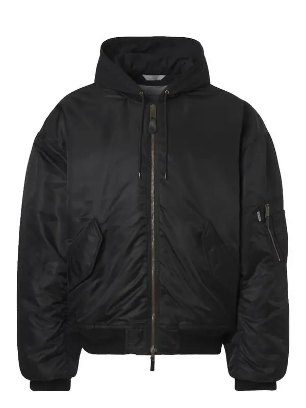 Balenciaga Hooded Jacket - Black