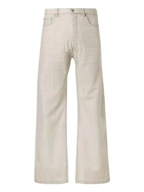 Rick Owens Geth Wide-leg Jeans - Grey