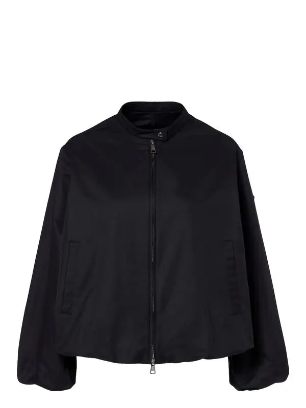 Moncler Gruissan Cotton-blend Bomber Jacket - Black