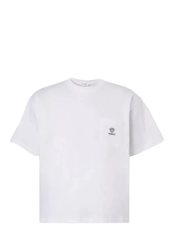 Versace Medusa Cotton Jersey T-shirt - White