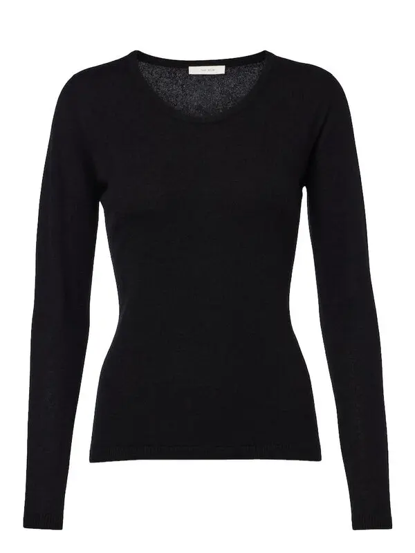 THE ROW Nezana Cashmere Sweater - Black