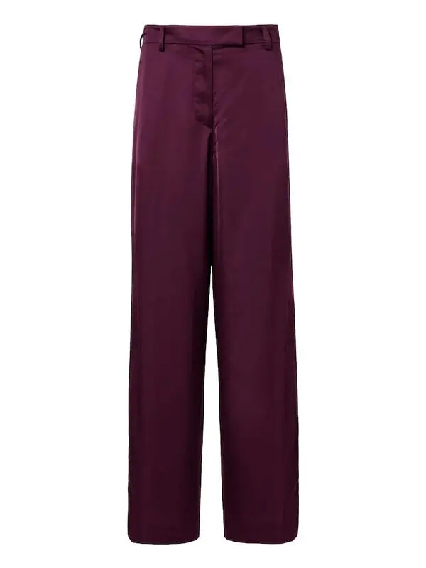 Dries Van Noten Wide-leg Trousers - Purple