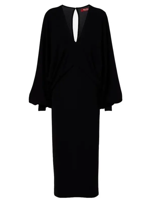 Max Mara Mseaccento Midi Dress - Black