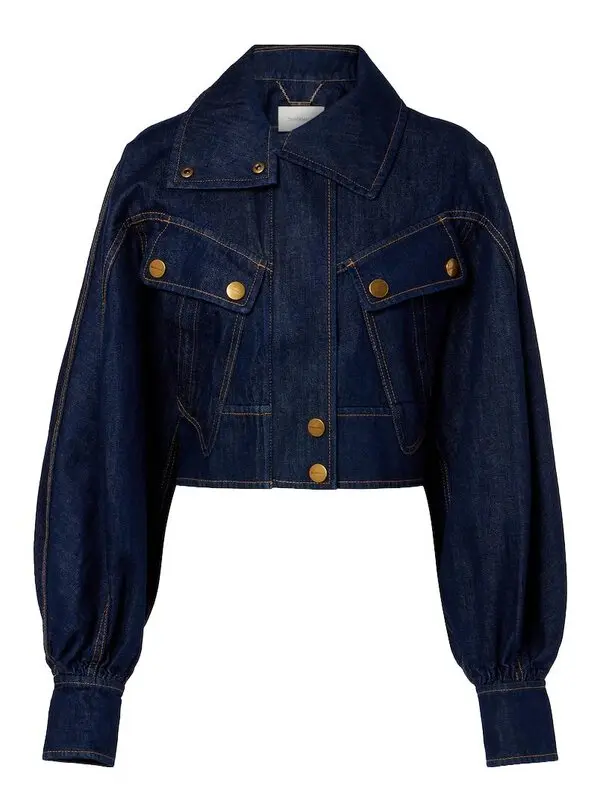 Zimmermann Luna Denim Jacket - Blue