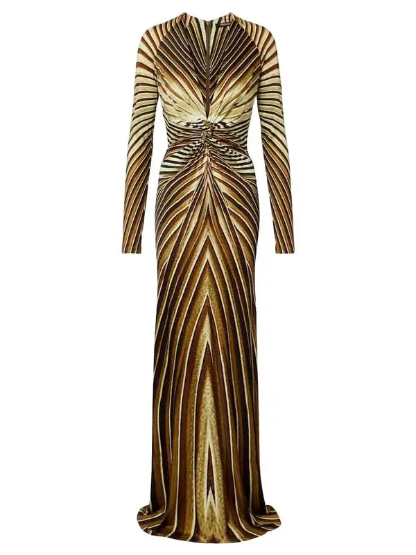 Roberto Cavalli Printed Maxi Dress - Multicoloured
