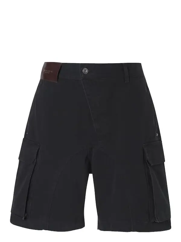 JW Anderson Twisted Cotton Shorts - Black