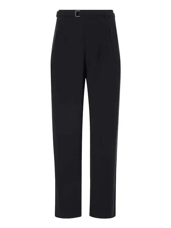 Giorgio Armani Asv Wide-leg Pants - Black