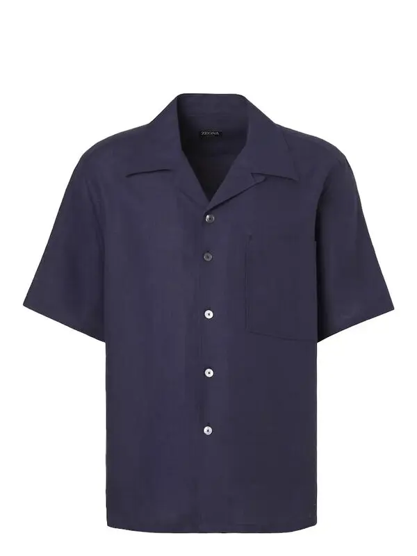 Zegna Linen Shirt - Blue
