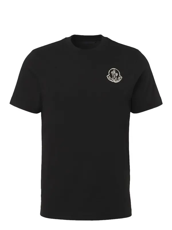Moncler Cotton Jersey T-shirt - Black