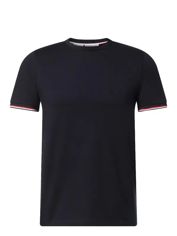 Moncler Cotton Jersey T-shirt - Blue